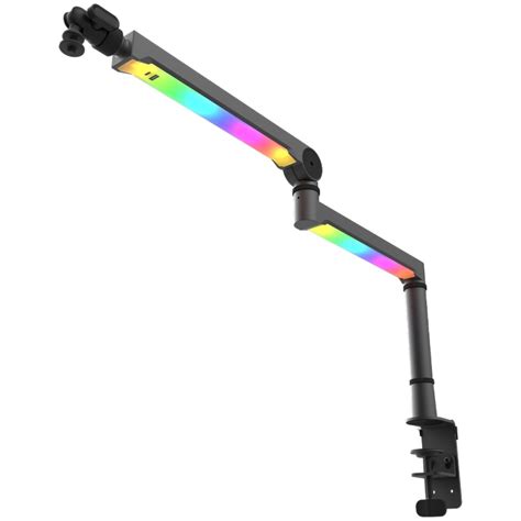 Brat De Microfon Aqirys Cassini Rgb Negru