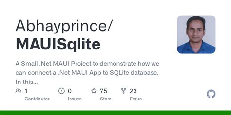 Github Abhayprincemauisqlite A Small Net Maui Project To