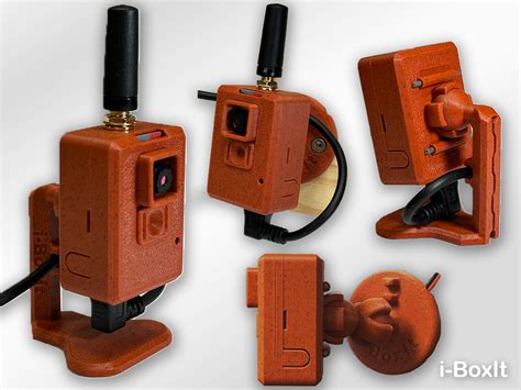 Esp32 Cam Case Kit Snap Fit Ball Joint By I Boxit Makerworld