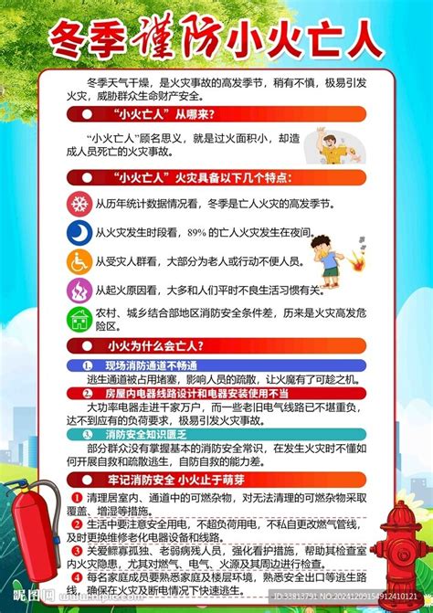 冬季消防安全设计图 展板模板 广告设计 设计图库 昵图网