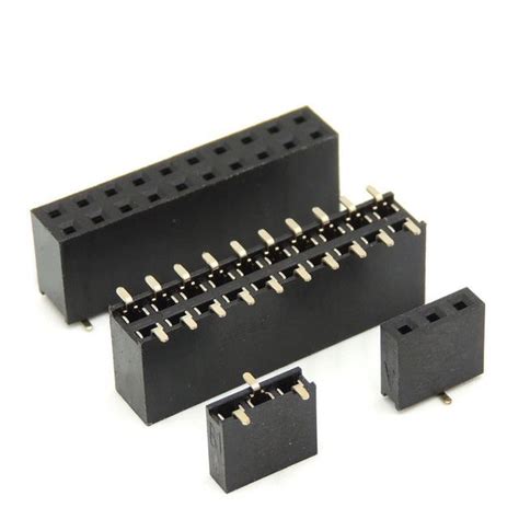 SMT Type PCB Pin Header Double Row To Pin Customized High H Mm Pin Header Connector