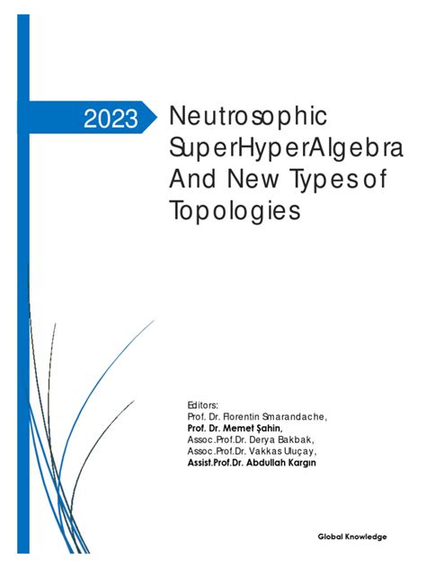 Neutrosophic Superhyperalgebra And New Types Of Topologies Pdf Empty Set Mathematics