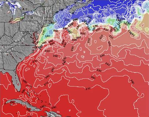 Surf Forecast Atlantic Beach Water Temperature And Wetsuit Guide