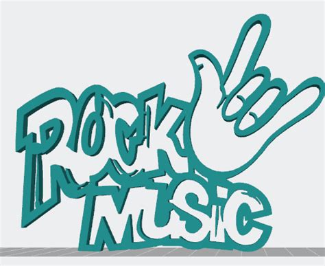 Free Stl File Rock Music 🪨 3mf ・3d Printer Design To Download・cults