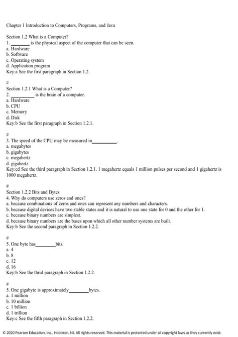 Practice Test Bank Questions Final Exam Introduction To Java