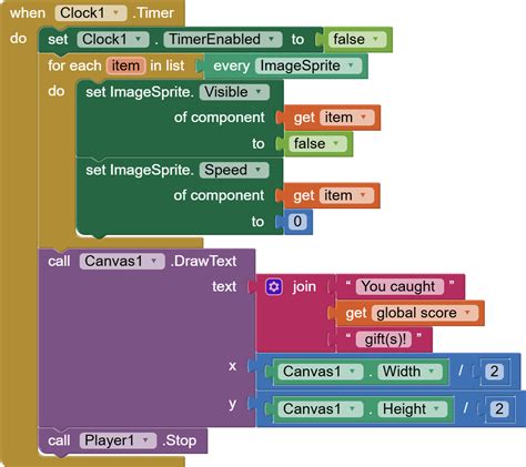 T Catcher Game In Mit App Inventor Obsidiansoft
