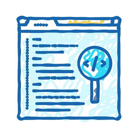 Code Review Software Icon Doodle Illustration 62466752 Vector Art At Vecteezy