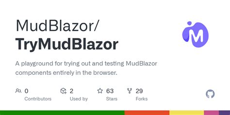 GitHub MudBlazor TryMudBlazor A Playground For Trying Out And Testing MudBlazor Components