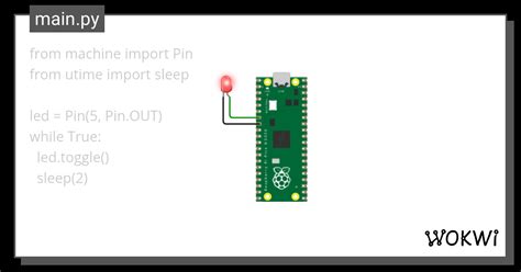 Onboard Led Blinking Wokwi Esp32 Stm32 Arduino Simulator