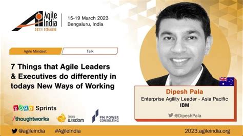 7 Things That Agile Leaders And Executives Do Differently By Dipesh Pala Agileindia 2023 Agile