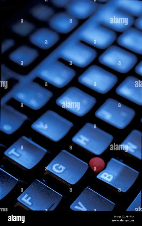 IBM Laptop Keyboard Stock Photo Alamy