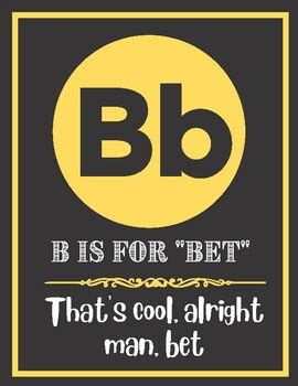 Gen Z Slang Alphabet By SwansStuff TPT