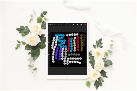 Ipad Sequins Brushes For Procreate Graphic By Beautiful Dg Art · Creative Fabrica