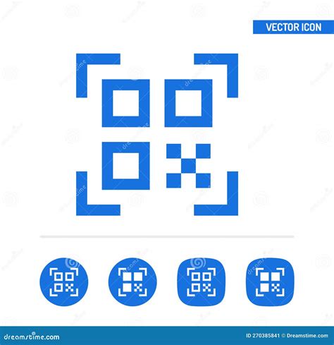 Simple Qr Code Scan Icon Stock Vector Illustration Of Computer