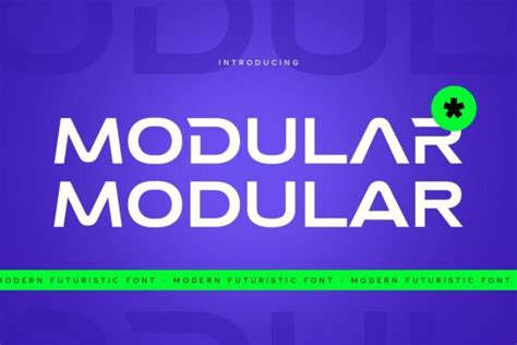 Modular Font Free Font