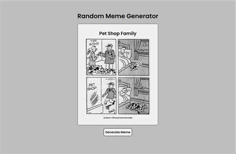 Random Meme Generator Using Html Css And Javascript With Source Code