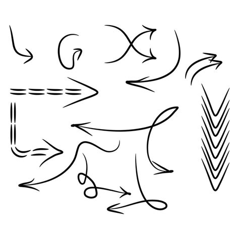 Arrows Set Black Arrows Arrow Vector Collection Arrow Cursor 14745664 Vector Art At Vecteezy