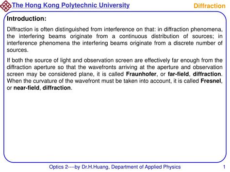 Ppt Diffraction Powerpoint Presentation Free Download Id 5393770