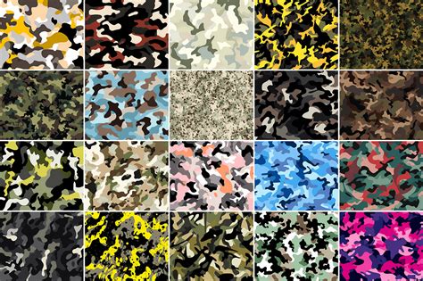 400 Free Camouflage Seamless Patterns Behance