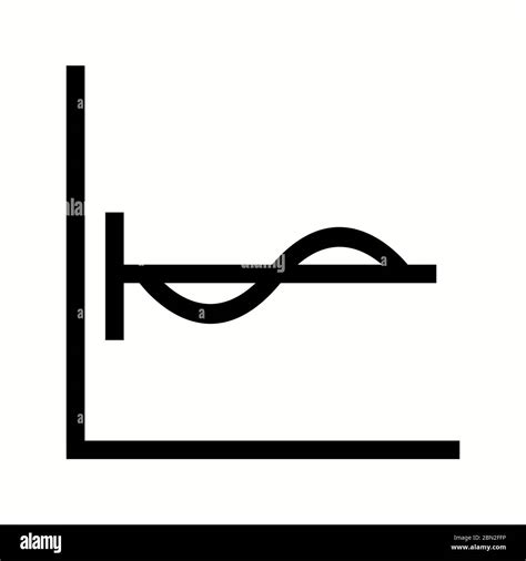 Beautiful Cosine Graph Glyph Black Icon Stock Vector Image And Art Alamy
