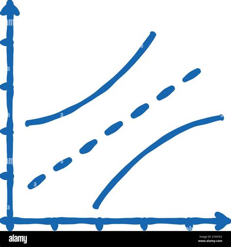 Linear Regression Icon Doodle Illustration Stock Vector Image And Art Alamy