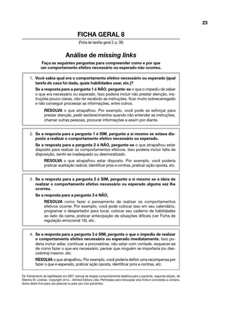 Análise De Missing Links Pdf Comportamento Pensamento