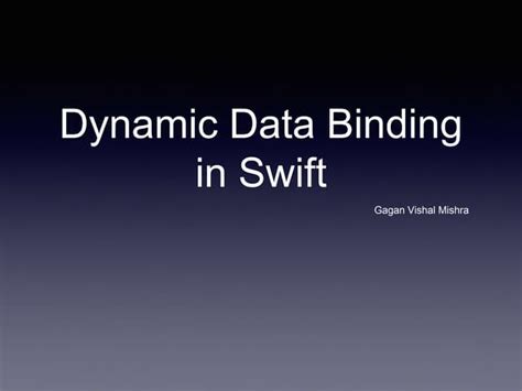 Dynamic Databinding Ppt