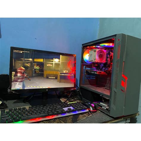 Jual Komputer Gaming Fullset Intel Core I Ram Gb Vga R Gb Ddr Ssd Led Case
