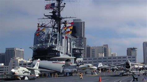 Uss Midway Museum Historic Naval Aircraft Carrier Floating Treasure In