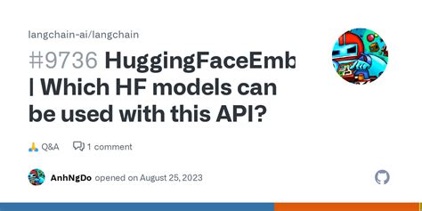 HuggingFaceEmbeddings Which HF Models Can Be Used With This API Langchain Ai Langchain