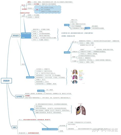 内科学思维导图之呼吸系统 知乎