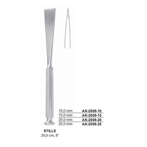 Stille Chisels Gouges Osteotomes Akhyar Surgical
