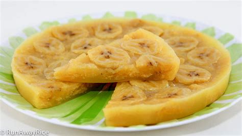 Steamed Banana Cake Banh Chuoi Hap Runawayrice