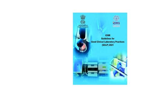 Pdf Icmr Guidelines For Good Clinical Laboratory Practices Gclp Measurement Iso 3534