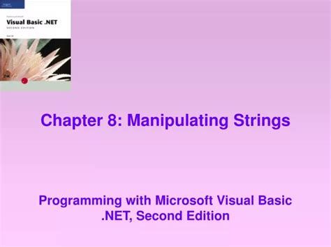 Ppt Chapter 8 Manipulating Strings Powerpoint Presentation Free