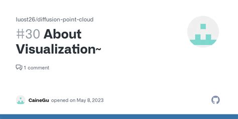 About Visualization~ · Issue 30 · Luost26diffusion Point Cloud · Github
