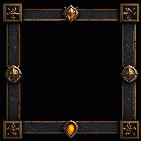 Medieval Gui Frame Premium Ai Generated Image