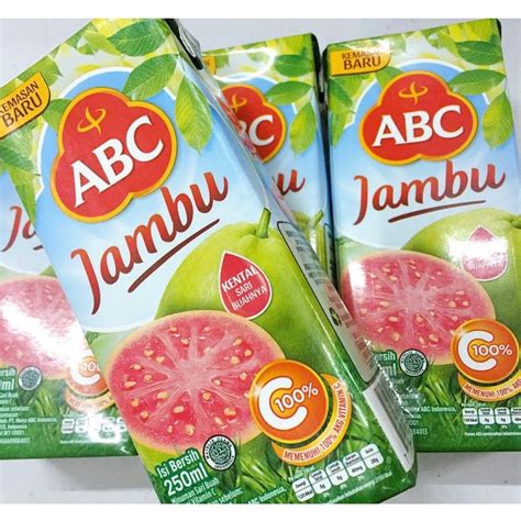 Jual Jus Sari Buah Jambu Abc Guava Juice 250 Ml Kental Sari Buahnya