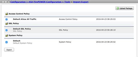 Configure Backup Restore Of Configuration In Firepower Module Through Asdm On Box Management