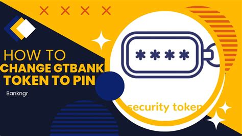 How To Change Gtbank Token To Pin