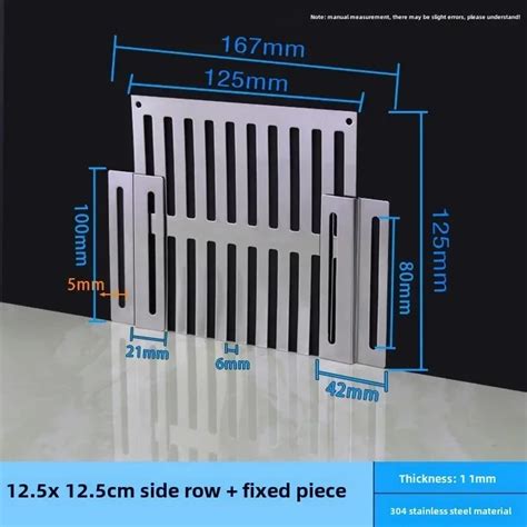 Side Wall Corner Floor Drain For Rooftop Anti Leaf Grandado