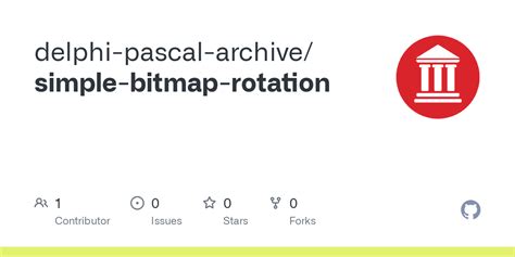 Github Delphi Pascal Archivesimple Bitmap Rotation