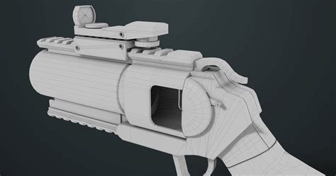 Grenade Launcher 07 All Pbr Unity Ue Textures 3d Model By Eight Vertex