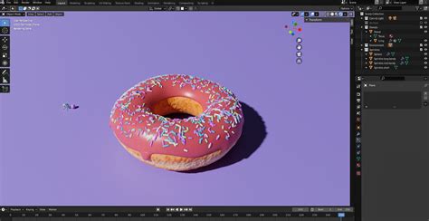 Blender 3d Donut Behance