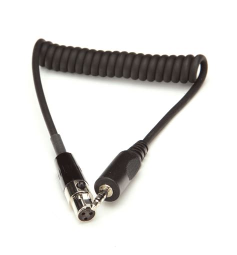 SHURE WA CABLE Mini XLR F To Mm Pole Jack Spare For FP Radiomic Receiver Mm Coiled