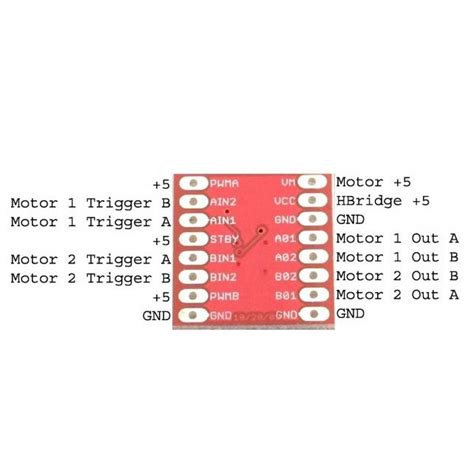 Motor Driver Dual Tb6612fng 1a Price In Bd Citytech Bd