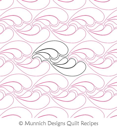 Easy Feather Interlocks Munnich Design Quilt Recipes