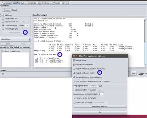 Weka How Do I Calculate The Confusion Matrix Stack Overflow