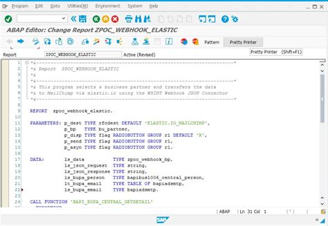 Sap Integration With Webhooks And Json Through Integration