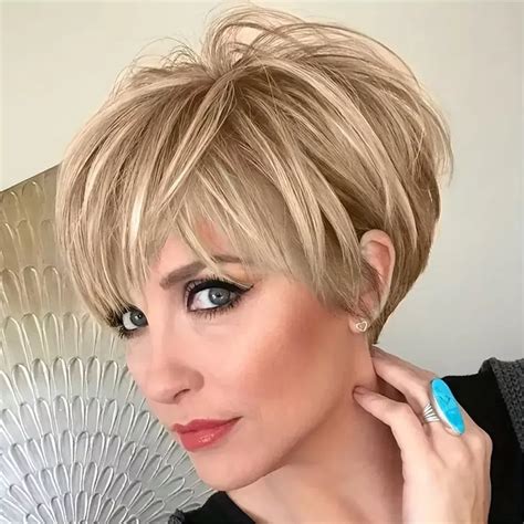 Short Pixie Cut Wigs Women Synthetic Wigs Hair Short Layered Temu